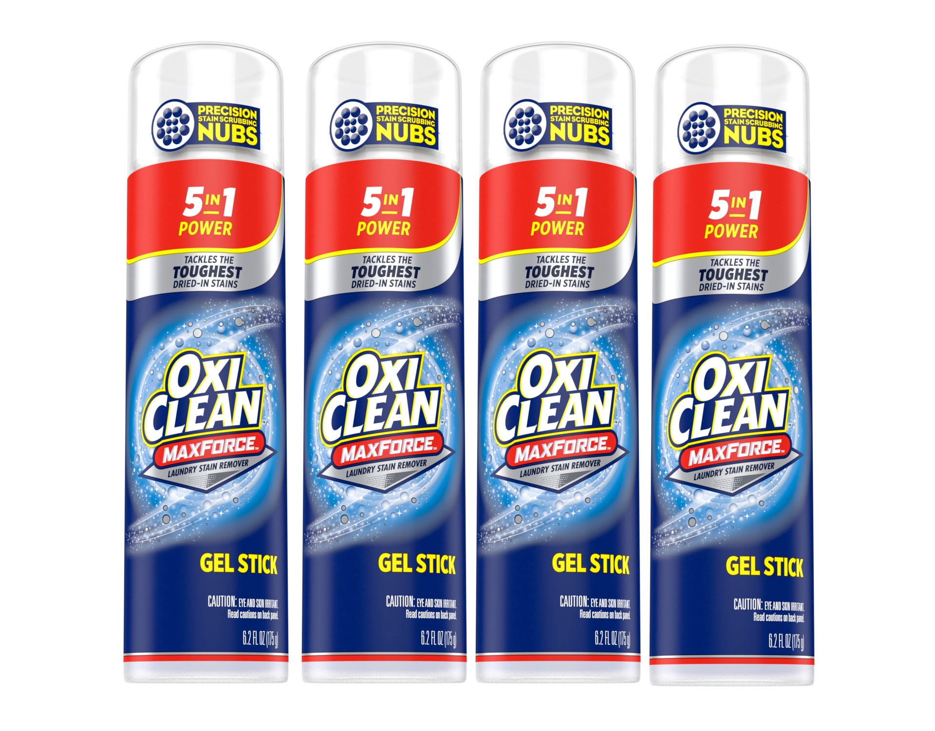 OxiClean Max Force Gel Stick, 6.2 Oz, 4 Pack - Stain Pretreat Household ...