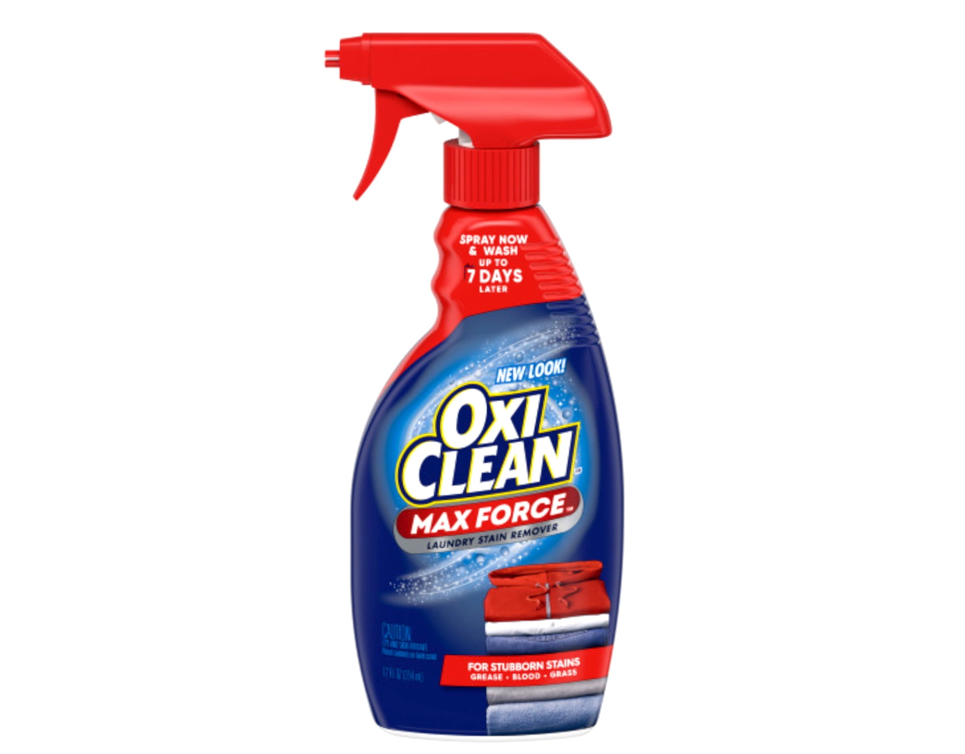 OxiClean Max Force Laundry Stain Remover, 12 fl oz Spray Bottle - 10 ...