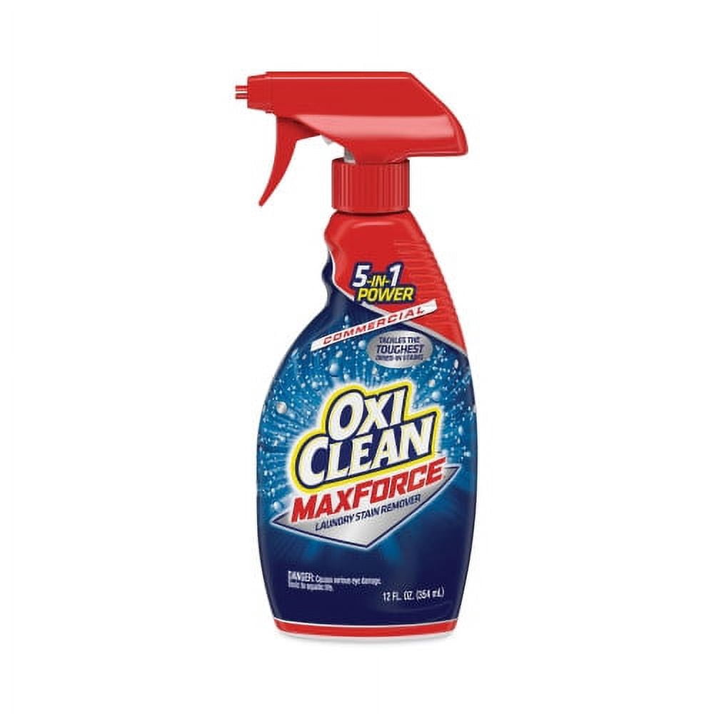 OxiClean Max Force Laundry Stain Remover, 12 oz Spray Bottle , Each ...