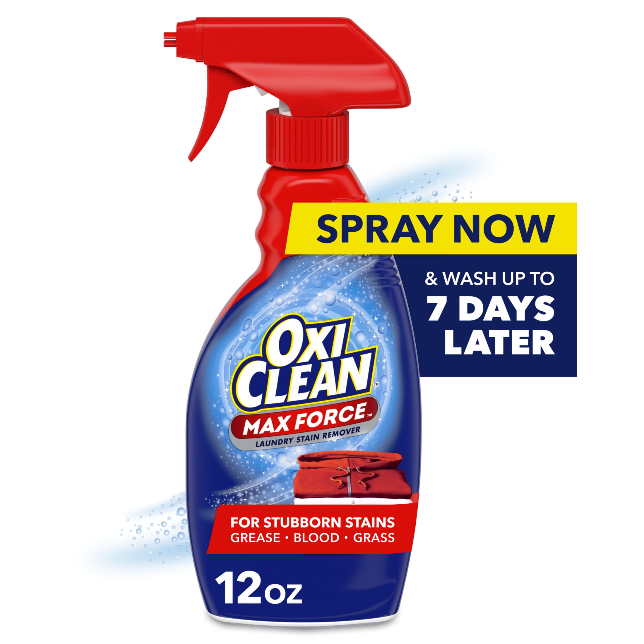 OxiClean Max Force Laundry Stain Remover Spray, 12 fl oz - Walmart ...