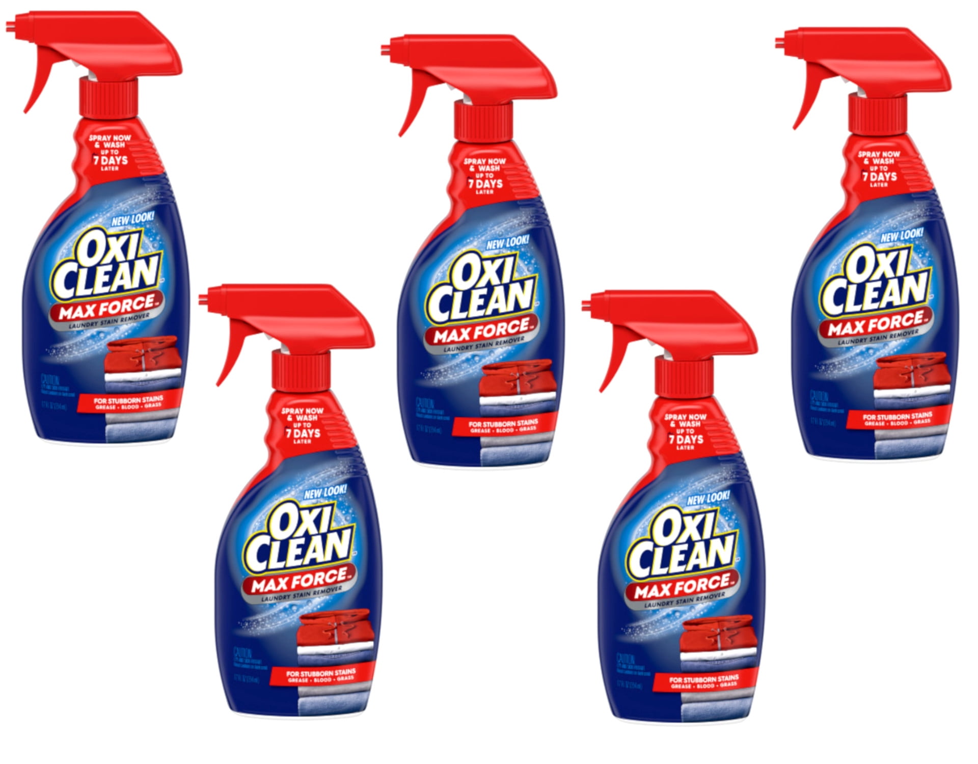 OxiClean Max Force Laundry Stain Remover Spray 12 fl oz - 5 Pack ...