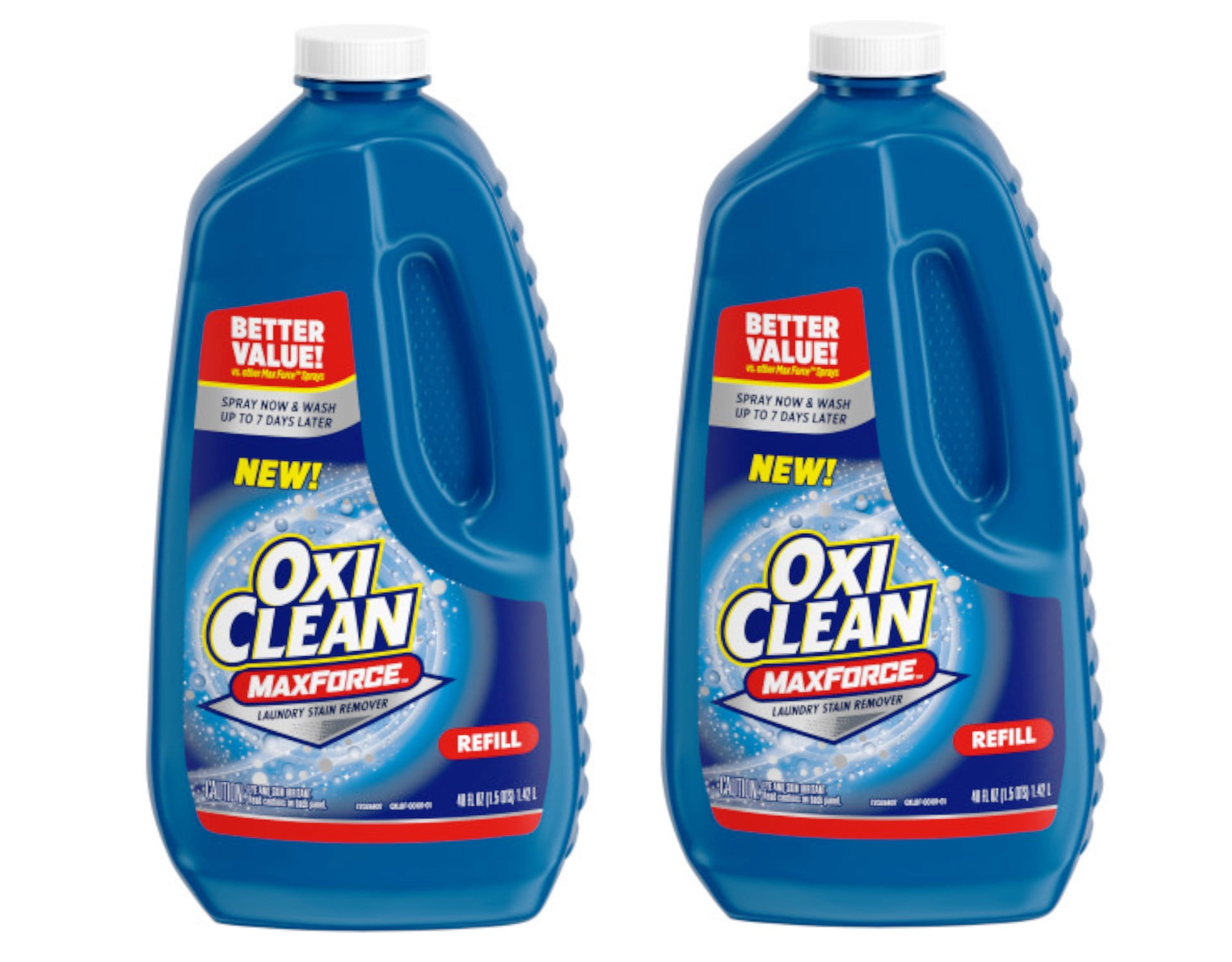 OxiClean Max Force Liquid Pre-Treat Laundry Stain Remover Spray Refill ...