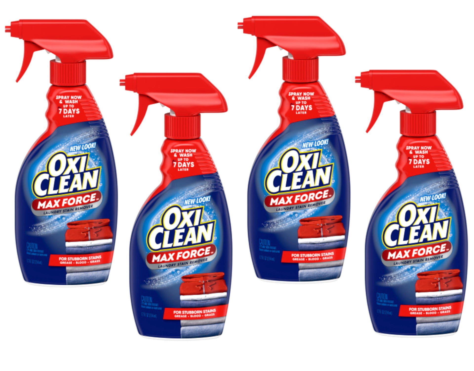 OxiClean Max Force Pre-Wash Stain Fighter Spray, 12 fl oz (Pack of 4 ...