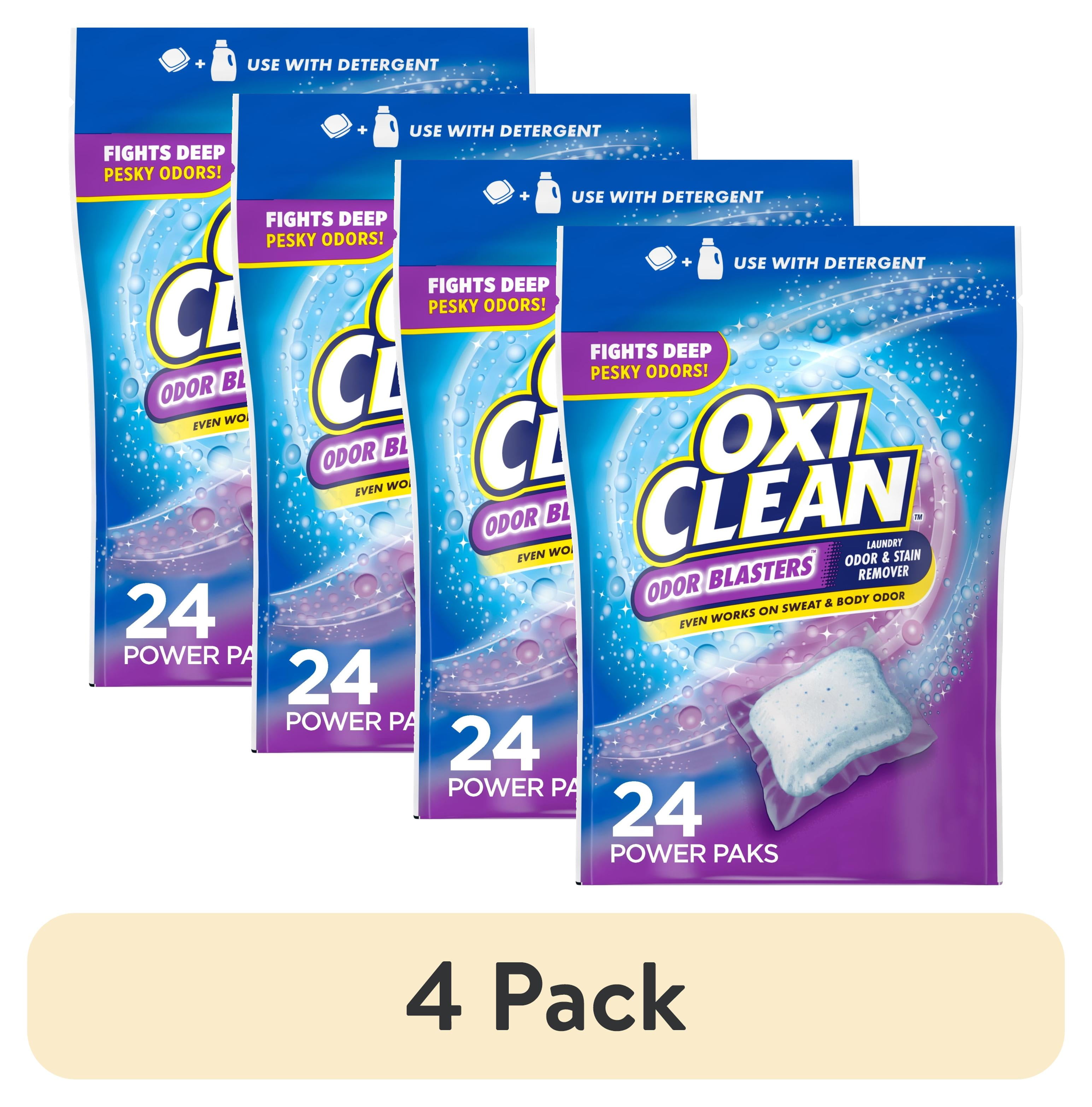 (4 pack) OxiClean Odor Blasters Odor and Laundry Stain Remover Power ...
