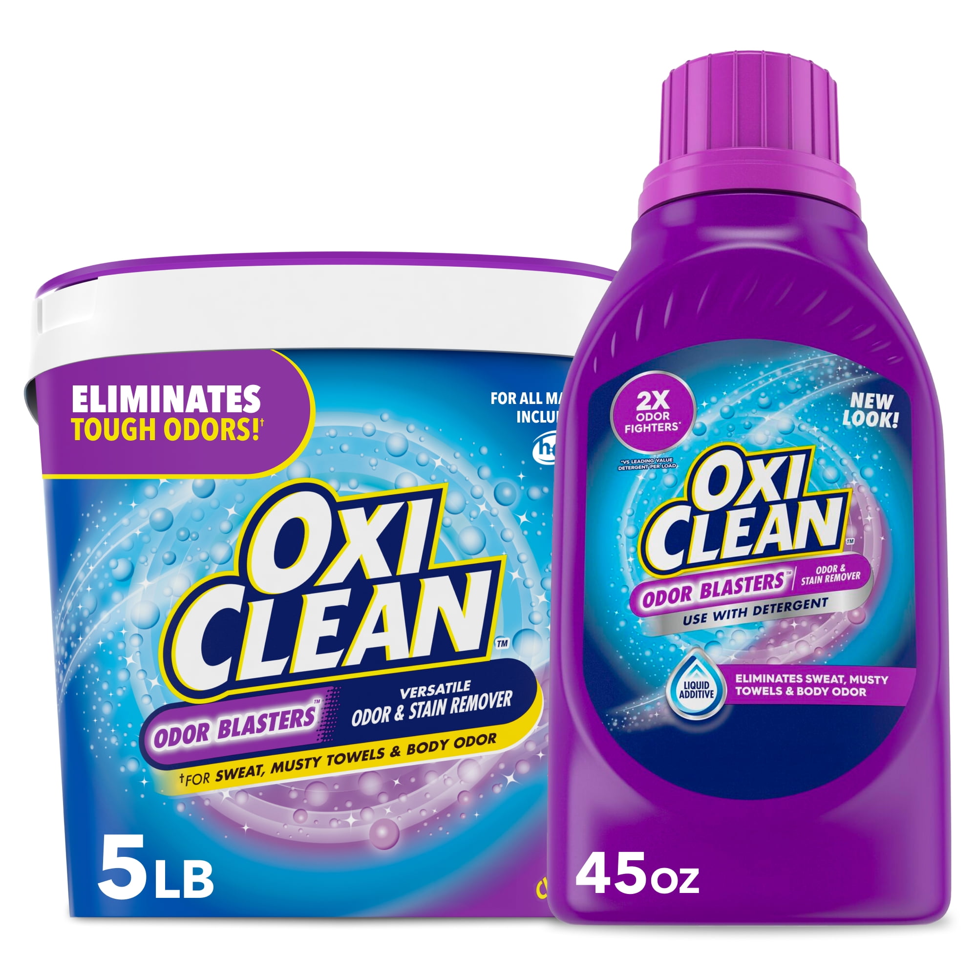 OxiClean Odor Blasters Versatile Odor and Laundry Stain Remover Powder ...