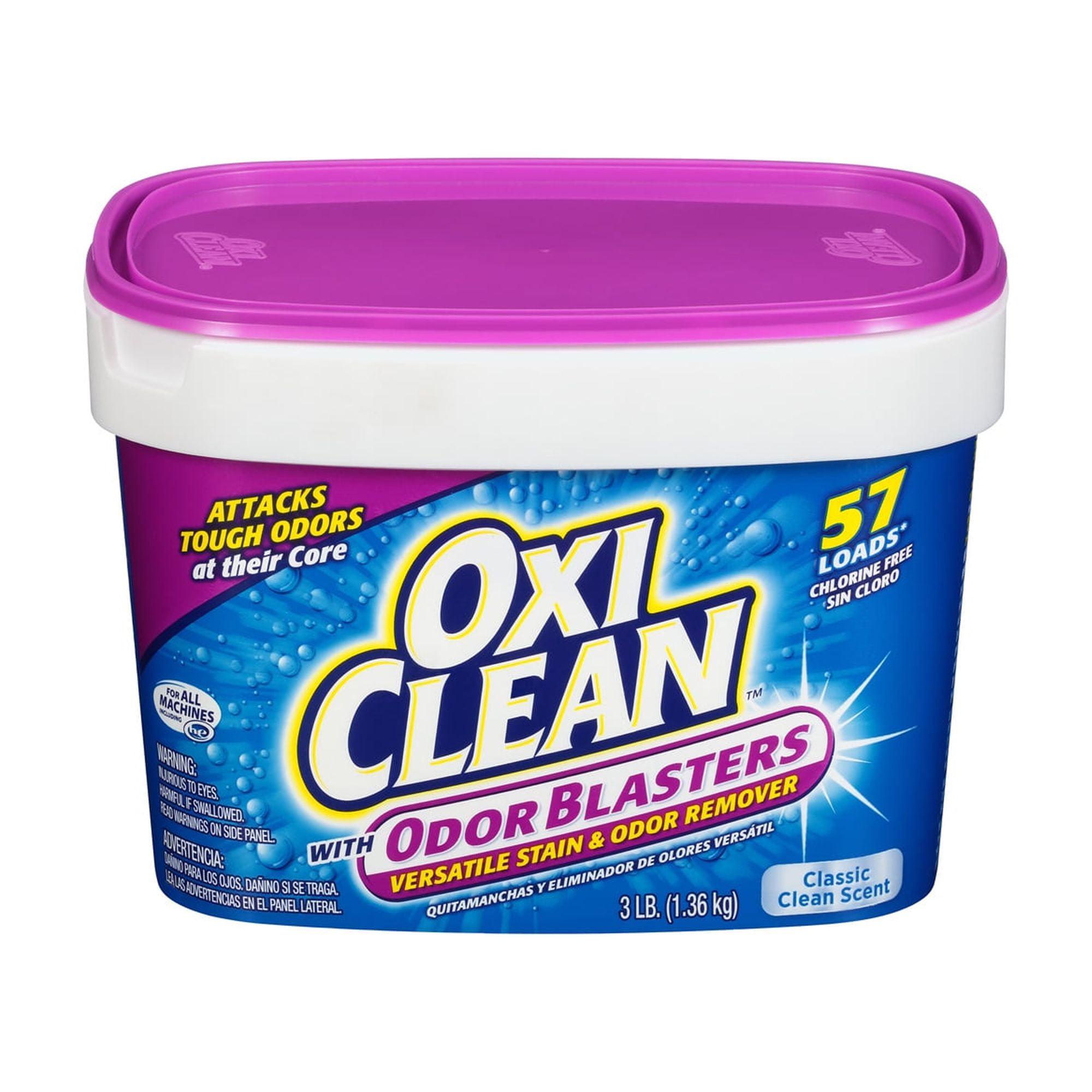 OxiClean Odor Blasters Versatile Odor and Stain Remover Powder 3 Lbs ...