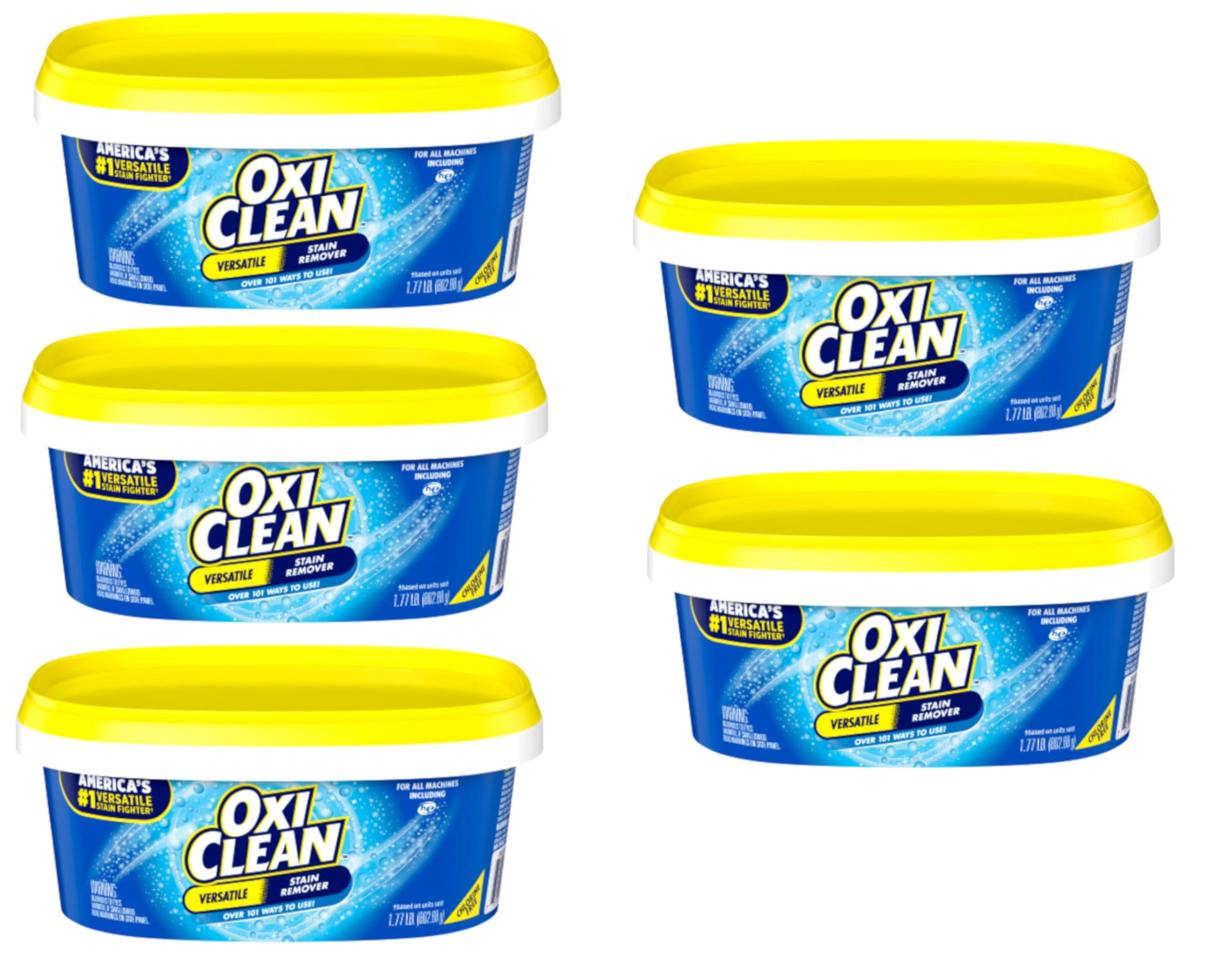 OxiClean Versatile Home and Laundry Stain Remover Powder, 1.77 lb - 5 ...