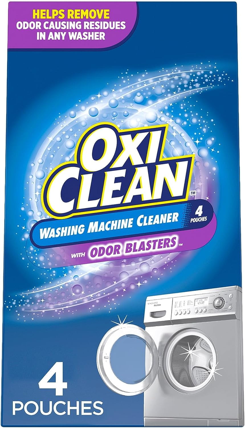 OxiClean Washing Machine Cleaner with Odor Blasters, 4 Count - Walmart.com