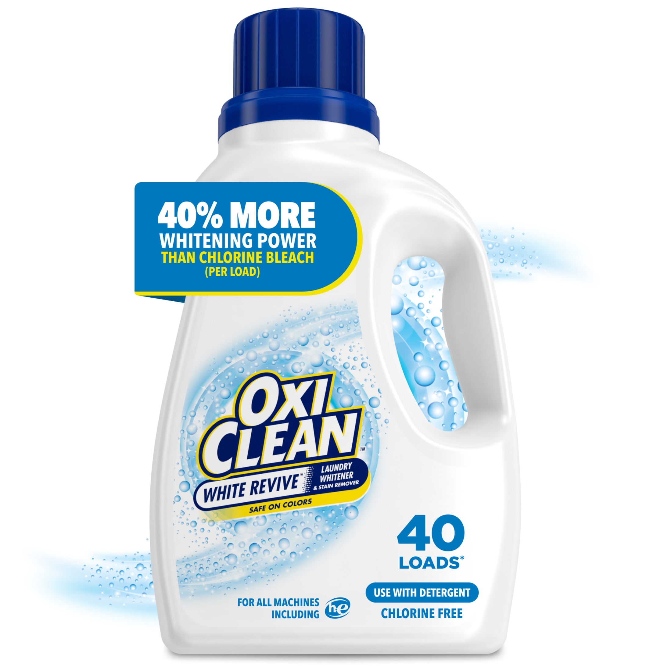 OxiClean White Revive Detergent, Laundry Whitening & Stain Removing ...