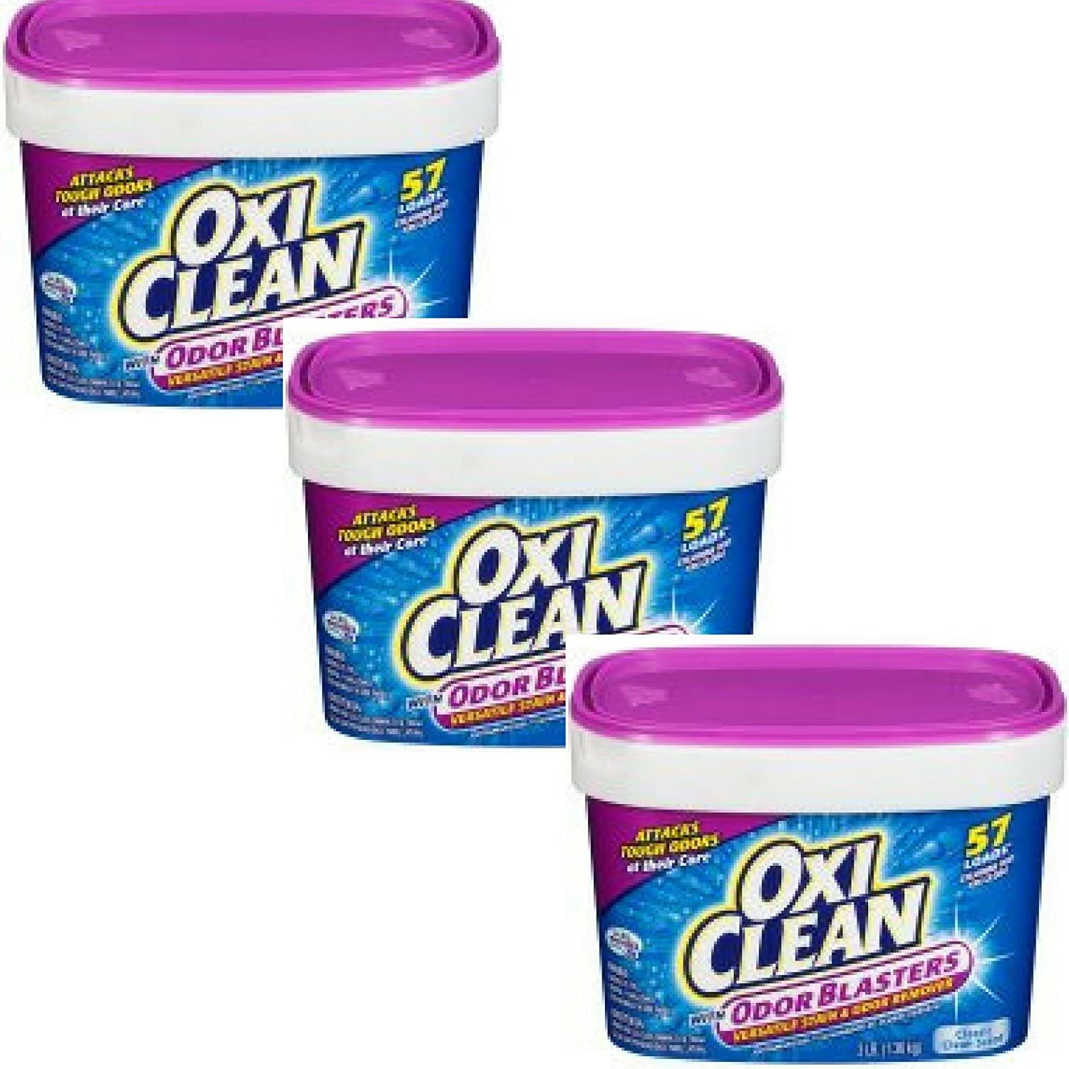 OxiClean with Odor Blasters Versatile Stain & Odor Remover 3 lb Tub ...