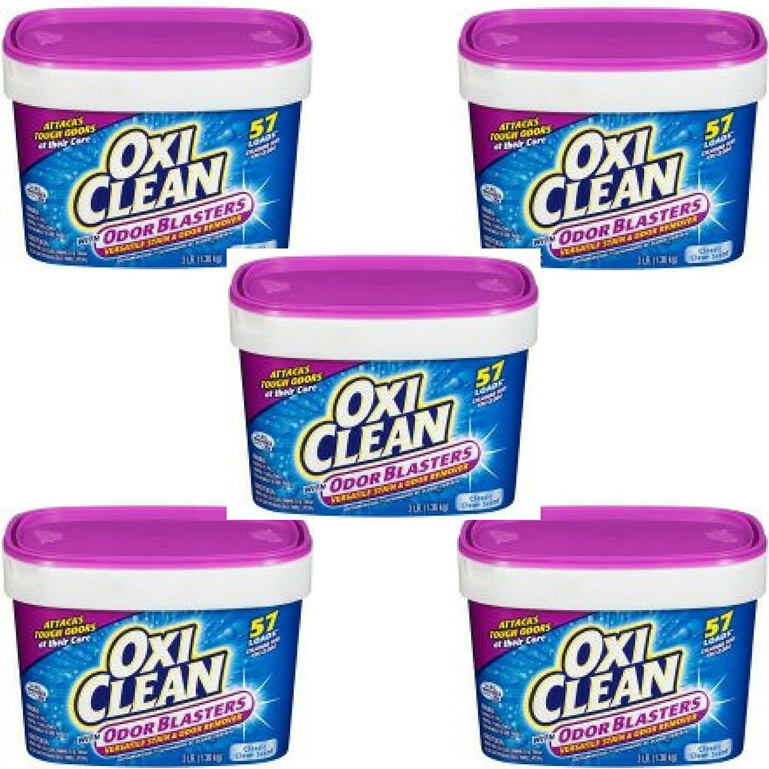 OxiClean with Odor Blasters Versatile Stain & Odor Remover 3 lb Tub ...