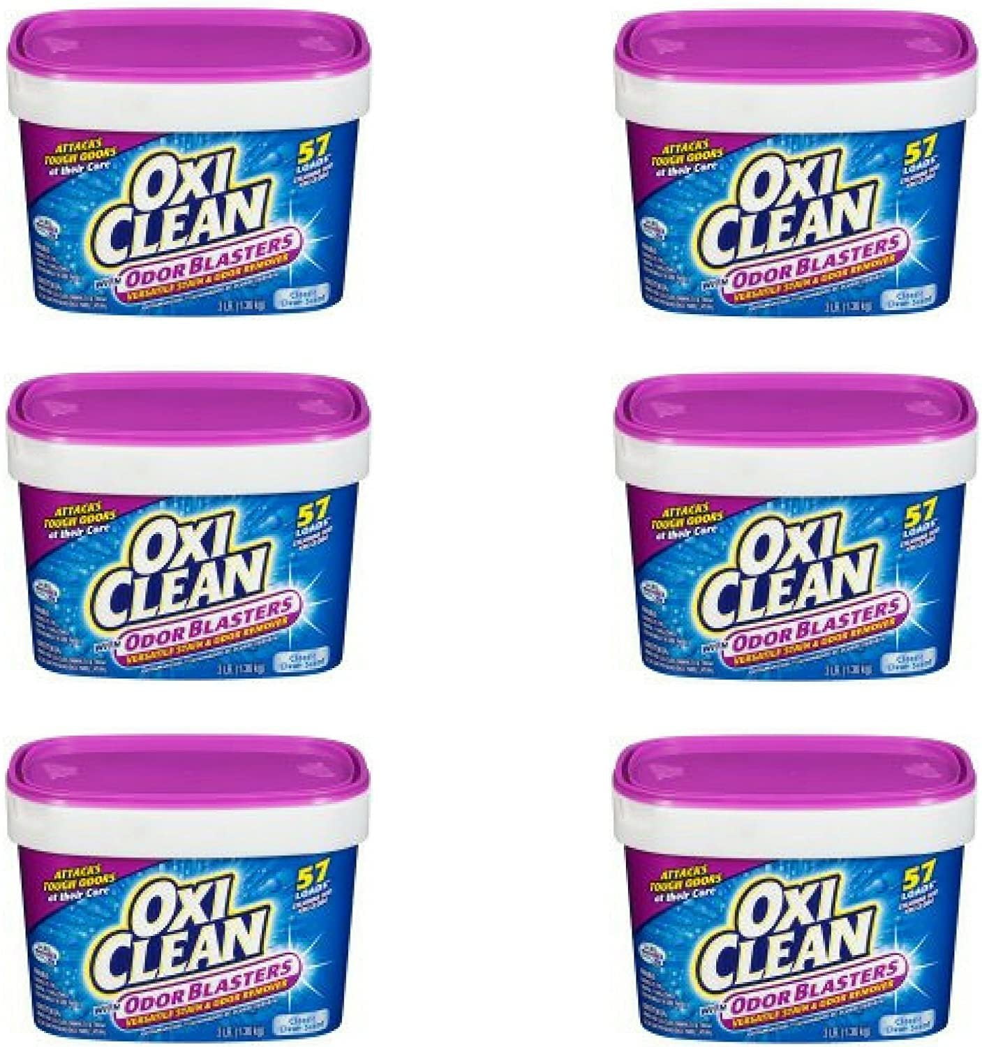 OxiClean with Odor Blasters Versatile Stain & Odor Remover 3 lb Tub ...