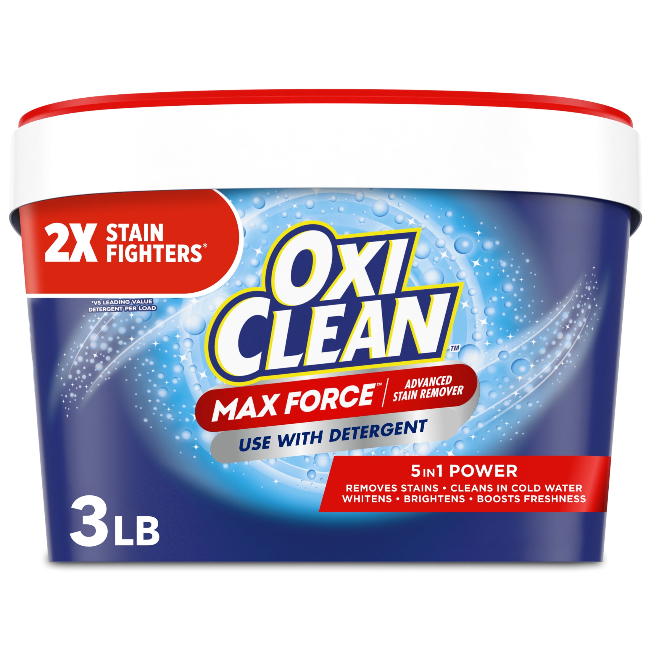 OxiClean Max Force Advanced Stain Remover Powder, Gentle Color-Safe In ...