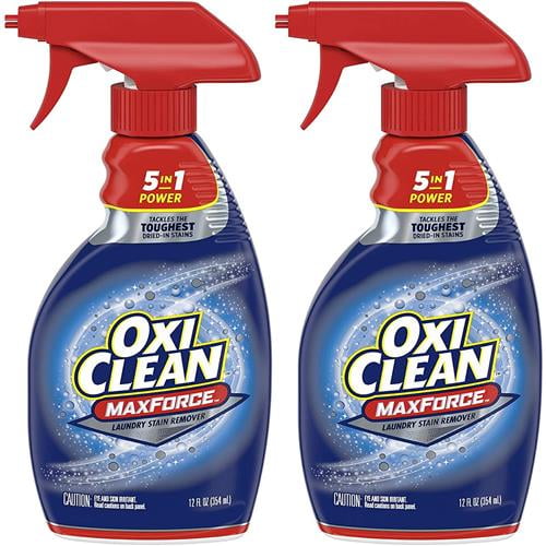 Oxiclean Max Force 5 In 1 Power Laundry Stain Remover Spray, 12 Oz - 2 Pk Packaging May Vary ...
