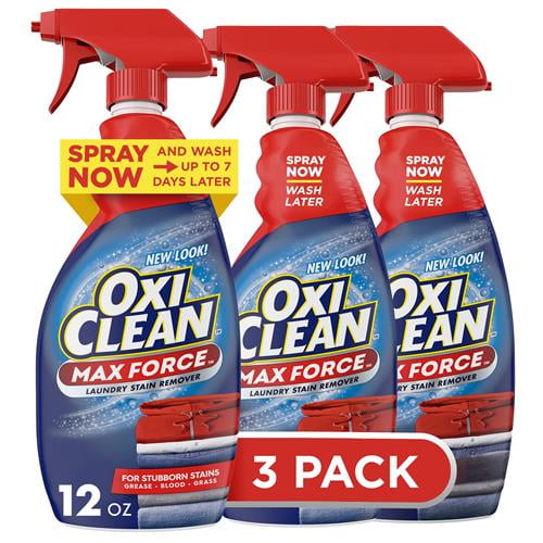 Oxiclean Max Force Laundry Stain Remover Spray, 12 Fl. Oz, 3-Pack ...