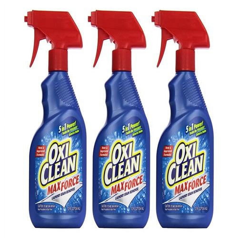 OxiClean Max Force Laundry Stain Remover Spray, Concentrated Formula ...