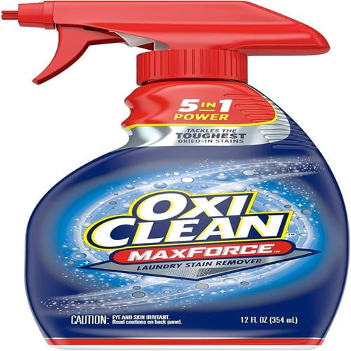 Oxiclean Maxforce Laundry Stain Remover Spray, 12 Fl. Oz. Packaging May ...