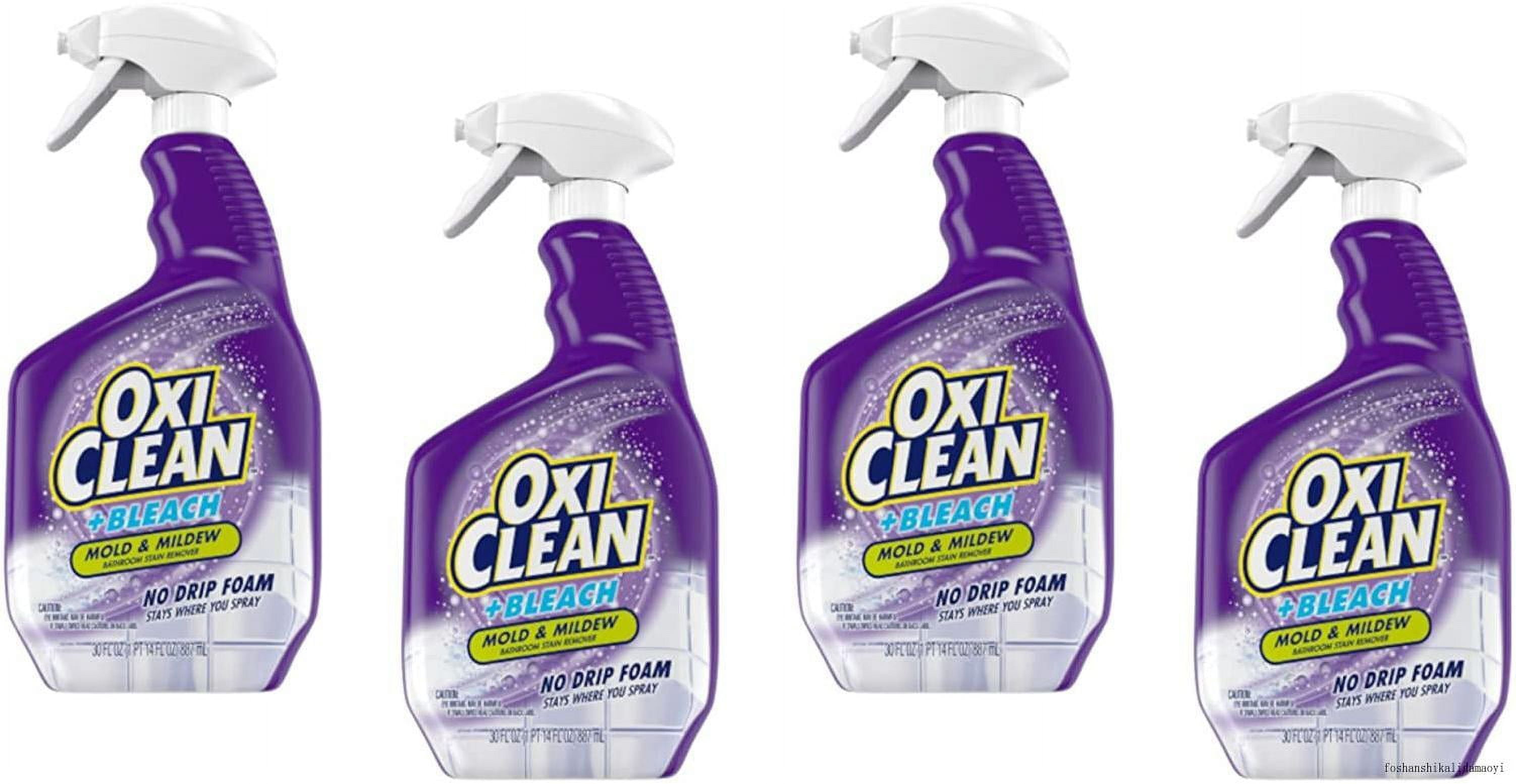 Oxiclean Plus Bleach, No Drip Foam, Mold & Mildew Bathroom Stain ...