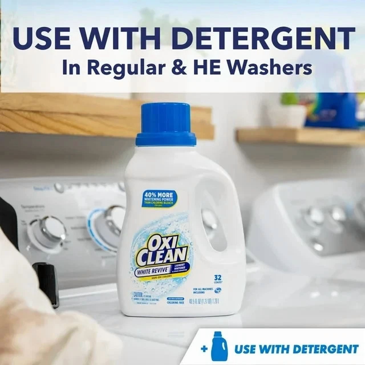 Oxiclean White Revive Laundry Whitener And Laundry Stain Remover Liquid, 40.5 Fl - Walmart.com