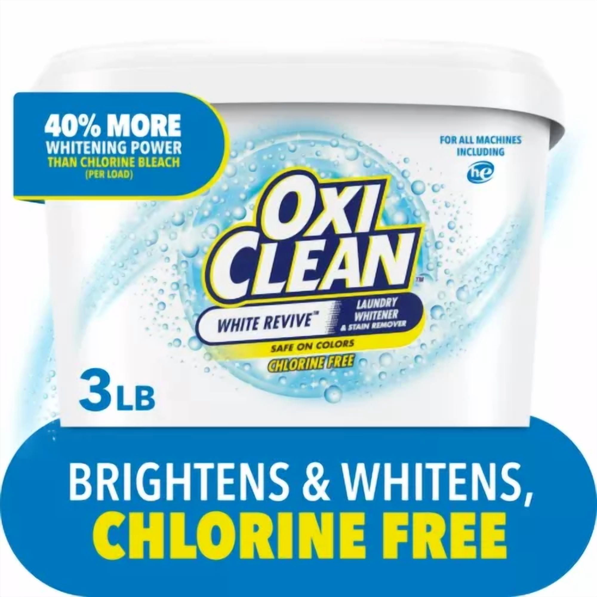 Oxiclean White Revive Laundry Whitener And Laundry Stain Remover Powder ...