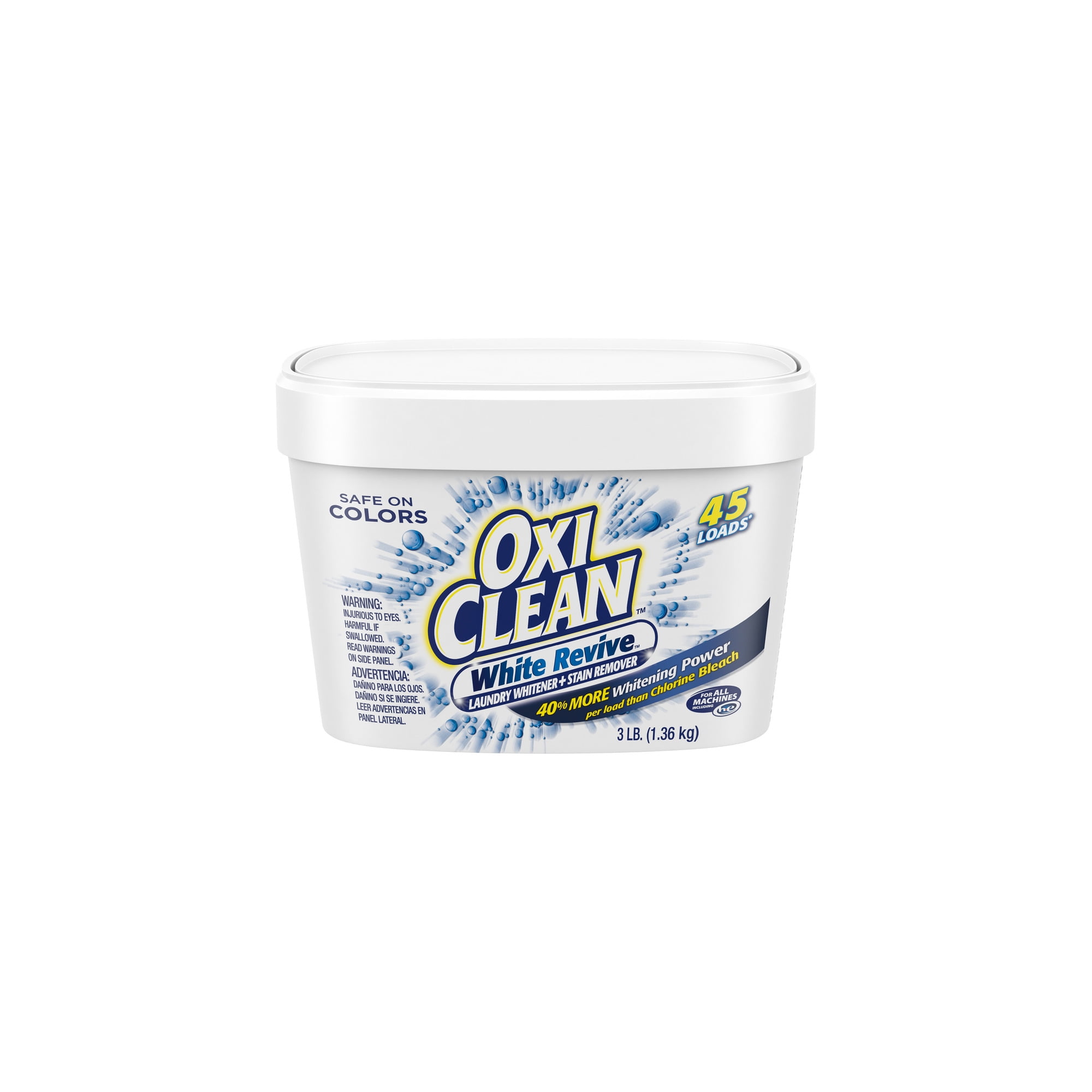 Oxiclean White Revive Laundry Whitener + Stain Remover 3 lbs. (Pack of ...