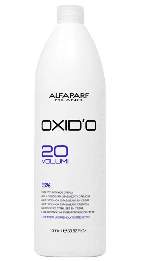 ALFAPARF MILANO Oxid'o Stabilized Peroxide Cream Developer 20 Volume, 6 ...
