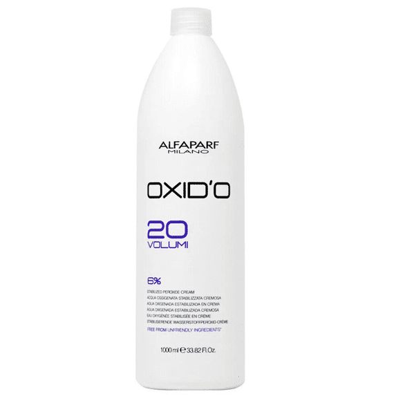 ALFAPARF MILANO Oxid'o Stabilized Peroxide Cream Developer 20 Volume, 6 ...