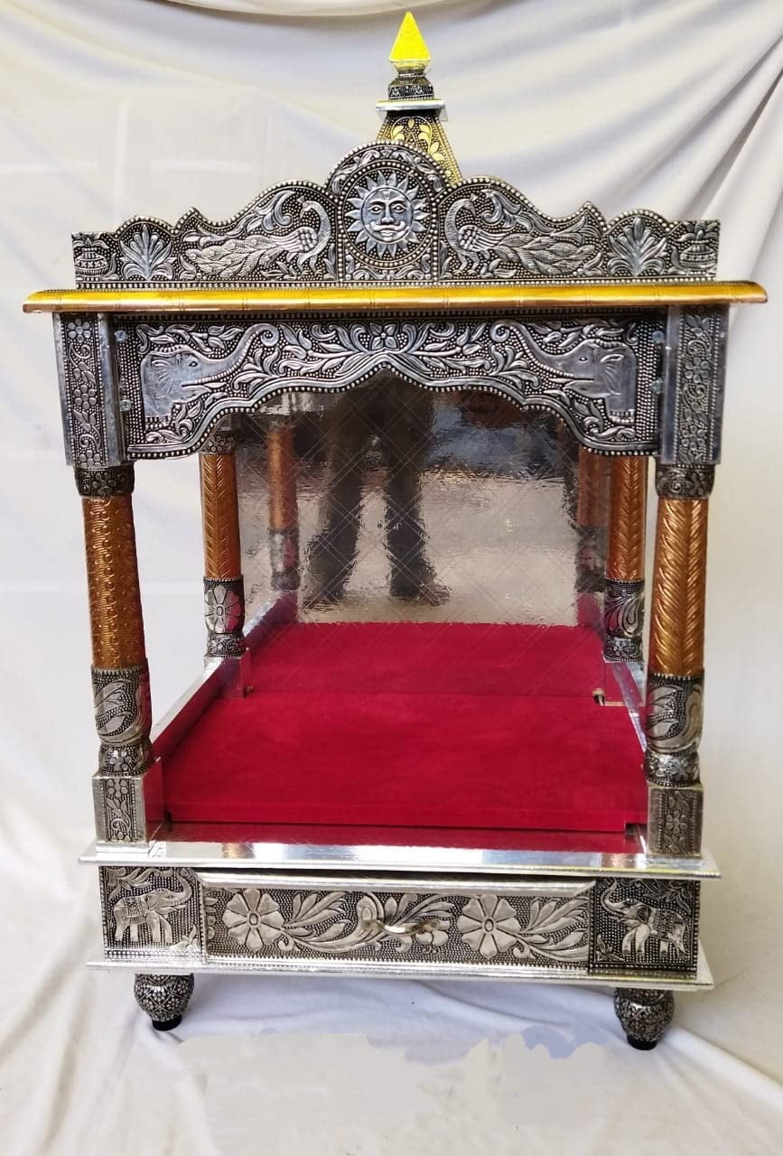 Oxidized Temple for Home Small Temple Hindu Mandir Handmade Temple ...