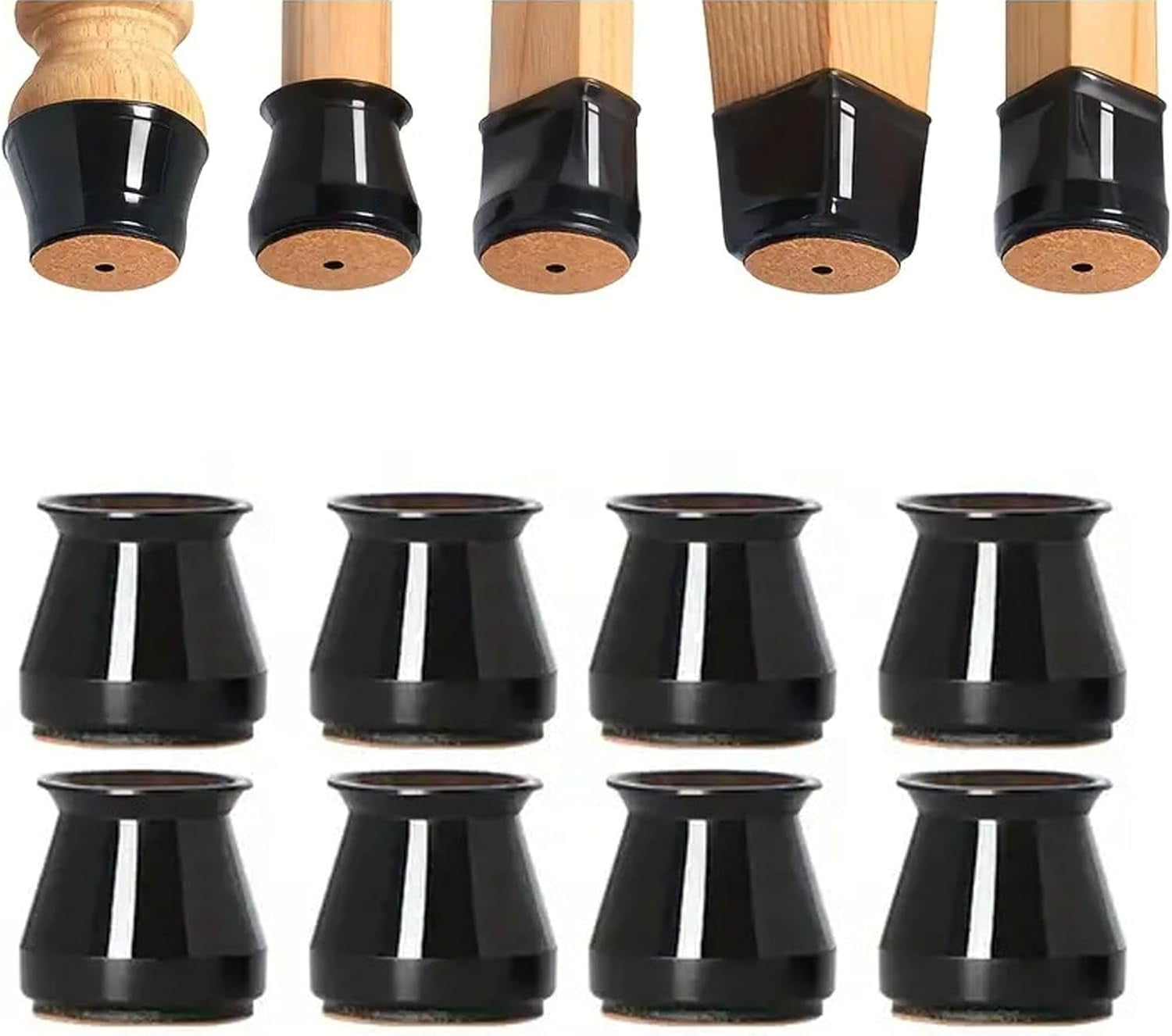 Oxinome Chair Rubber Feet - Chair Leg Floor Protectors, Comprehensive ...