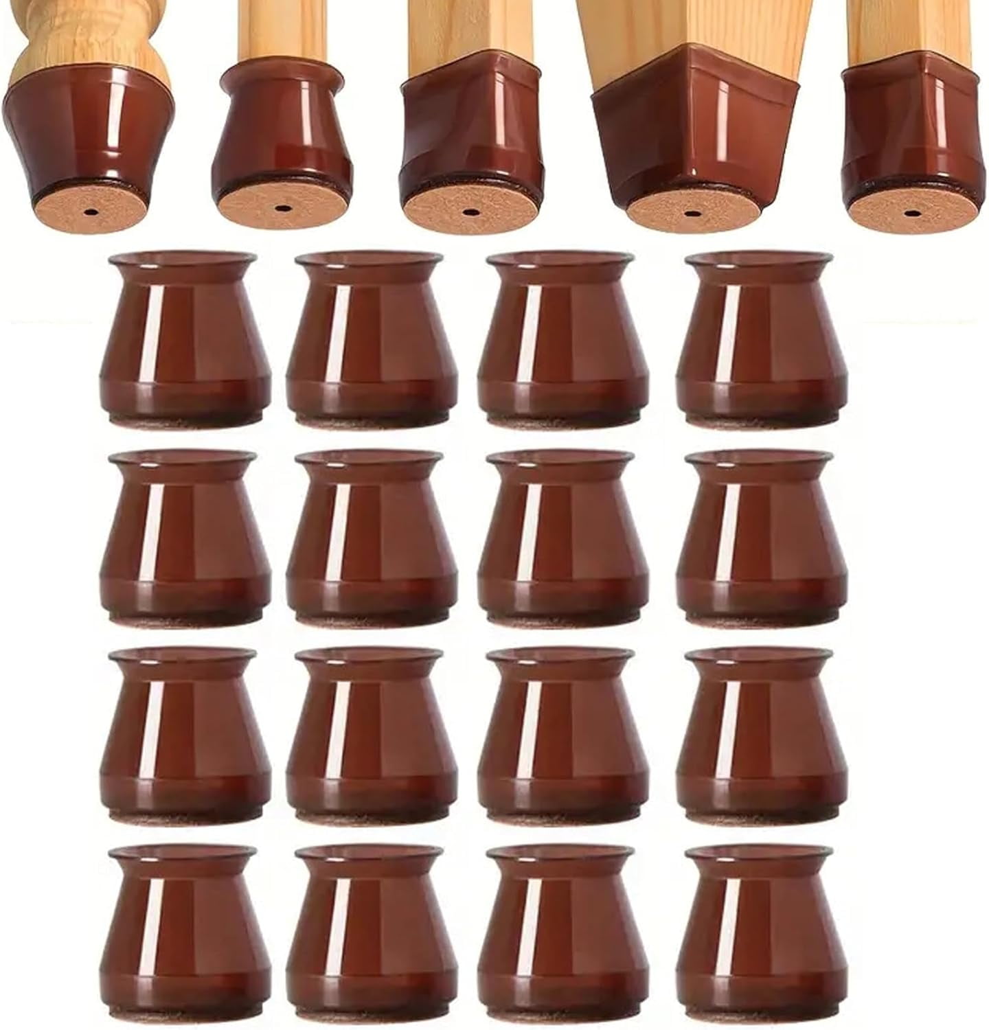 Oxinome Chair Rubber Feet - Chair Leg Floor Protectors, Comprehensive ...