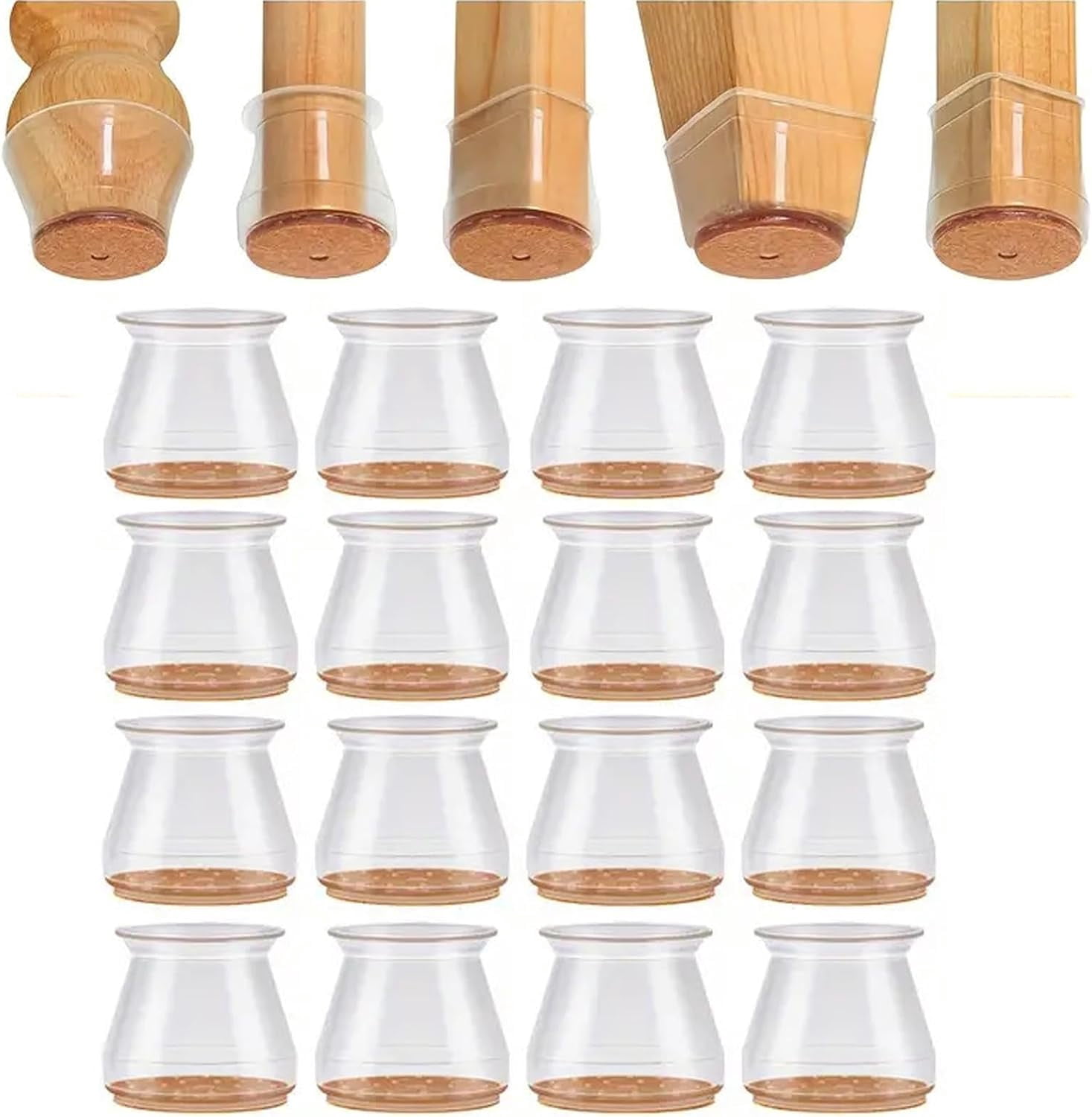 Oxinome Chair Rubber Feet - Chair Leg Floor Protectors, Comprehensive ...
