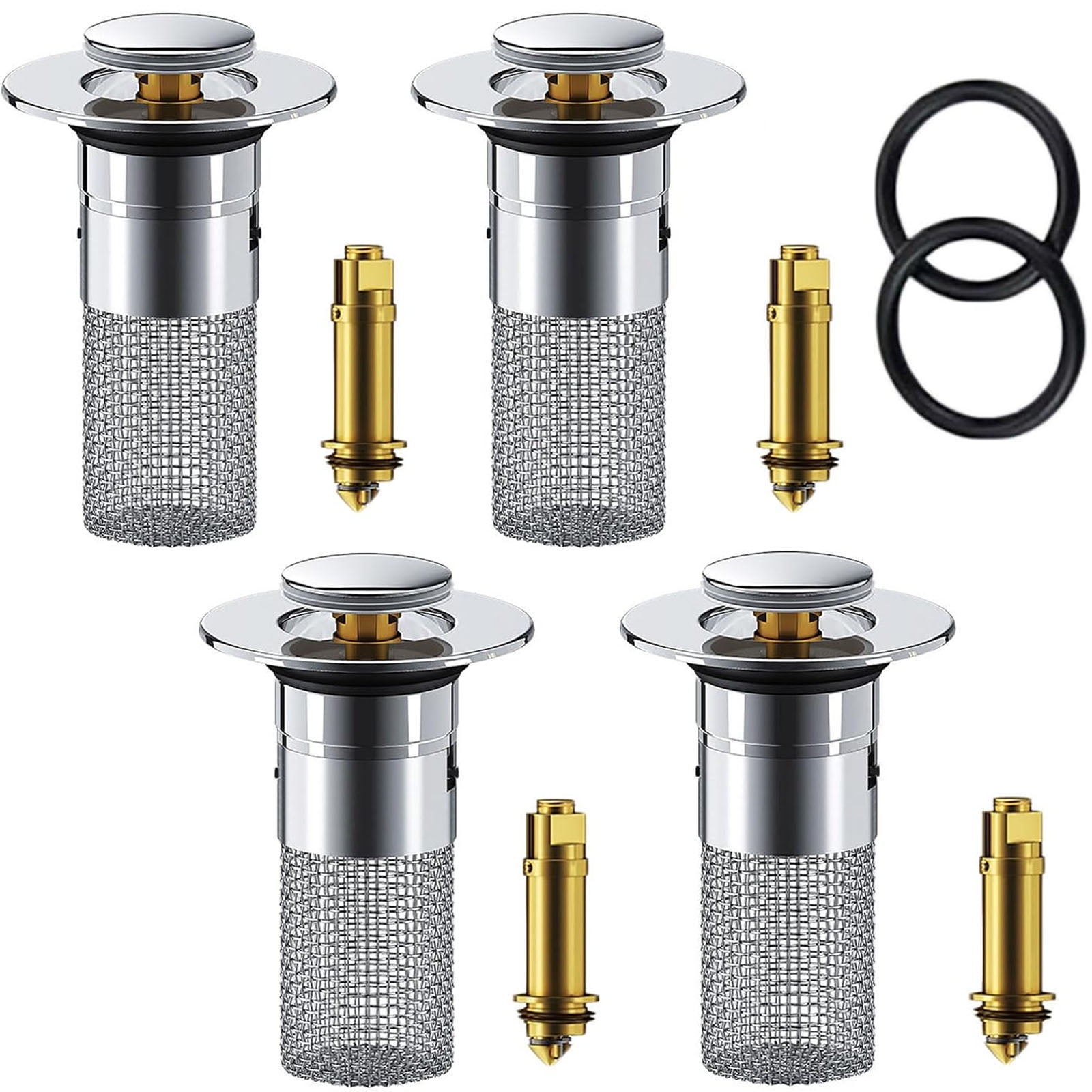 Oxinome Drain, Cuttli Drain, Pop up Sink Drain Strainer, 2 in 1 Sink ...