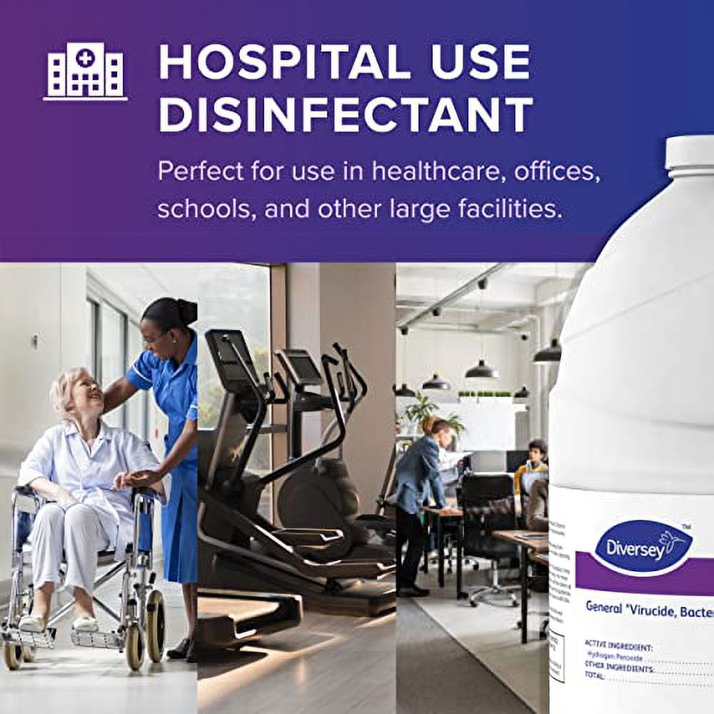Oxivir Diversey 100898636 Tb One-Step Disinfectant Cleaner, Hospital ...