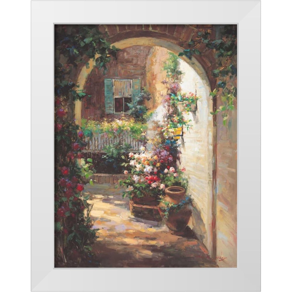 Oxley, Vail 12x14 White Modern Wood Framed Museum Art Print Titled ...