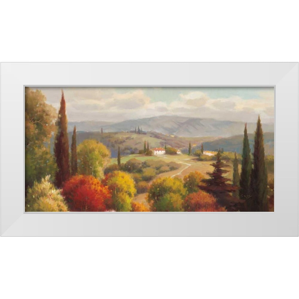 Oxley, Vail 14x9 White Modern Wood Framed Museum Art Print Titled ...