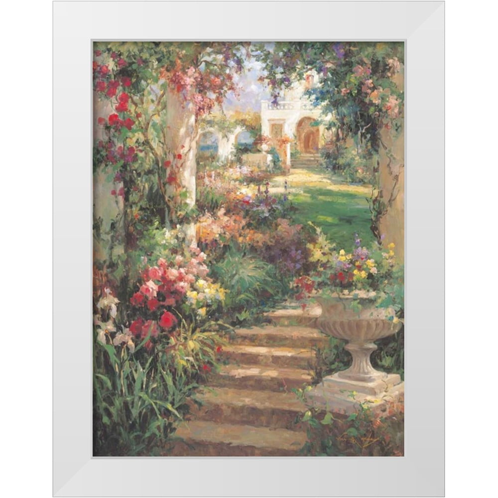 Oxley, Vail 19x24 White Modern Wood Framed Museum Art Print Titled ...