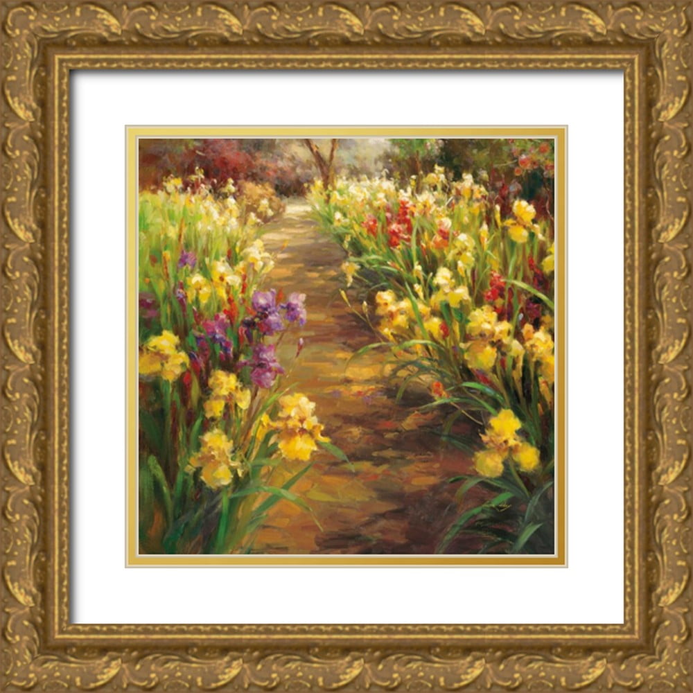Oxley, Vail 26x26 Gold Ornate Wood Framed with Double Matting Museum ...