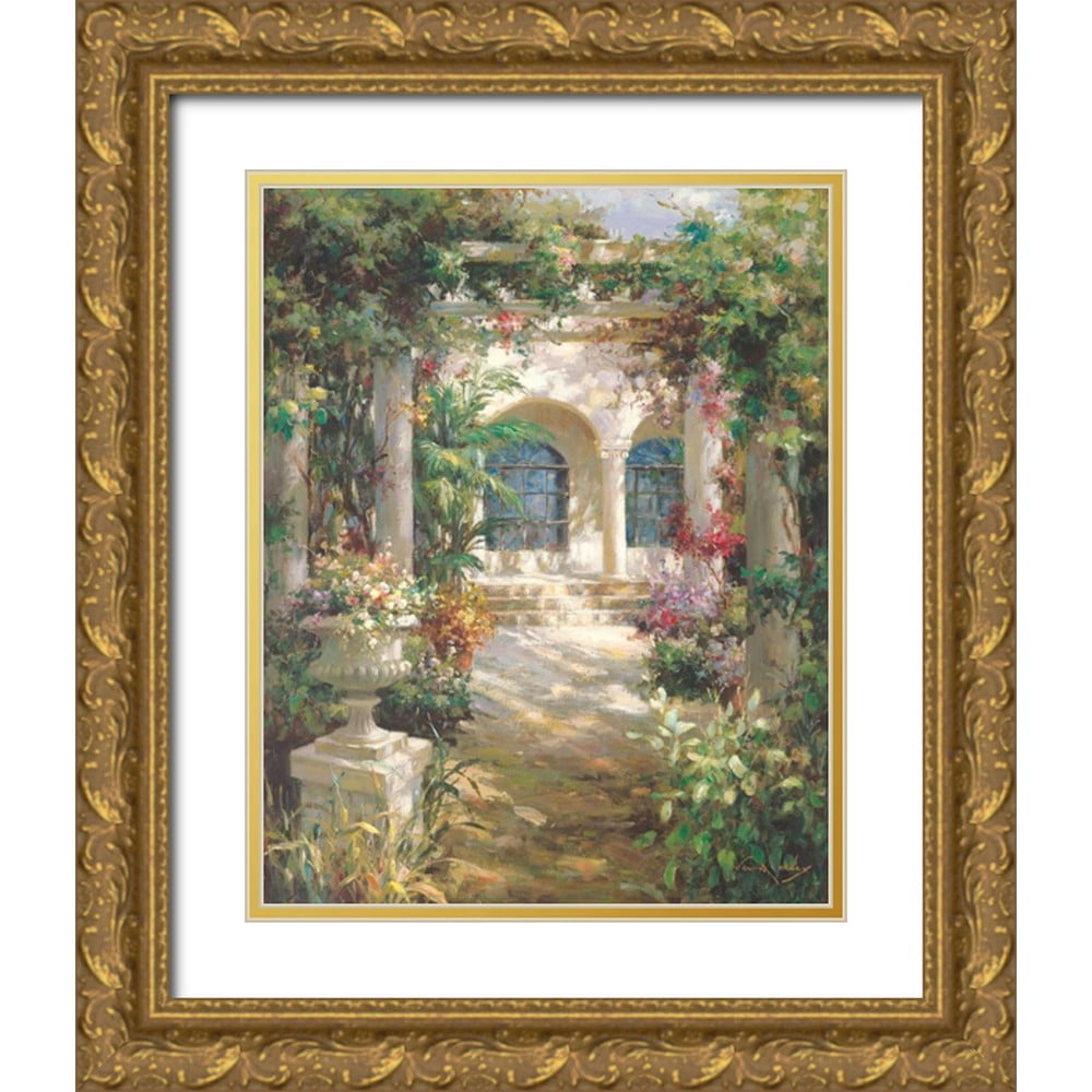 Oxley, Vail 26x32 Gold Ornate Wood Framed with Double Matting Museum ...
