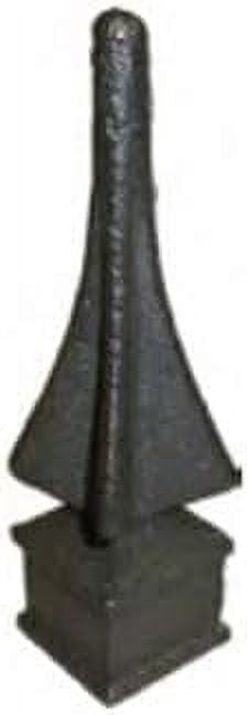 Oxnard Steel 3/4" Cast Iron Finial Fence Topper - Vintage Black ...