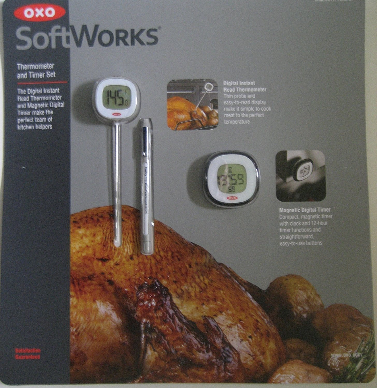 Oxo Softworks Thermometer and Timer Set - NEW - Open Pack - Walmart.com