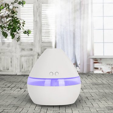 Mainstays Cool Mist Ultrasonic Aroma Oil Diffuser, White - Walmart.com