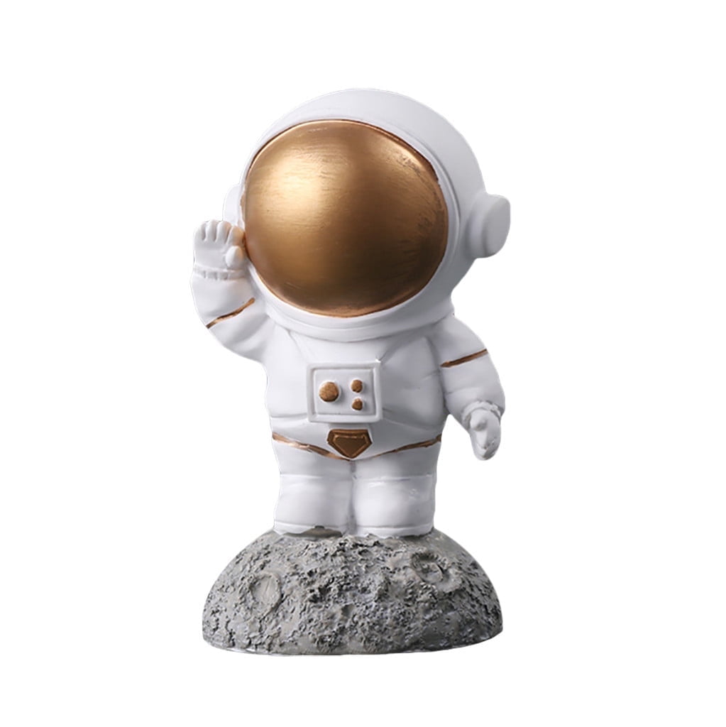 Zonao Mini Nordic Resin Astronaut Doll Model Dollhouse Ornament Decor ...