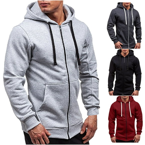 Zippered Sweatshirt Without Hood