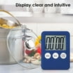 Digital Kitchen Timer, Countdown Stopwatch with Magnetic Stand & LCD ...