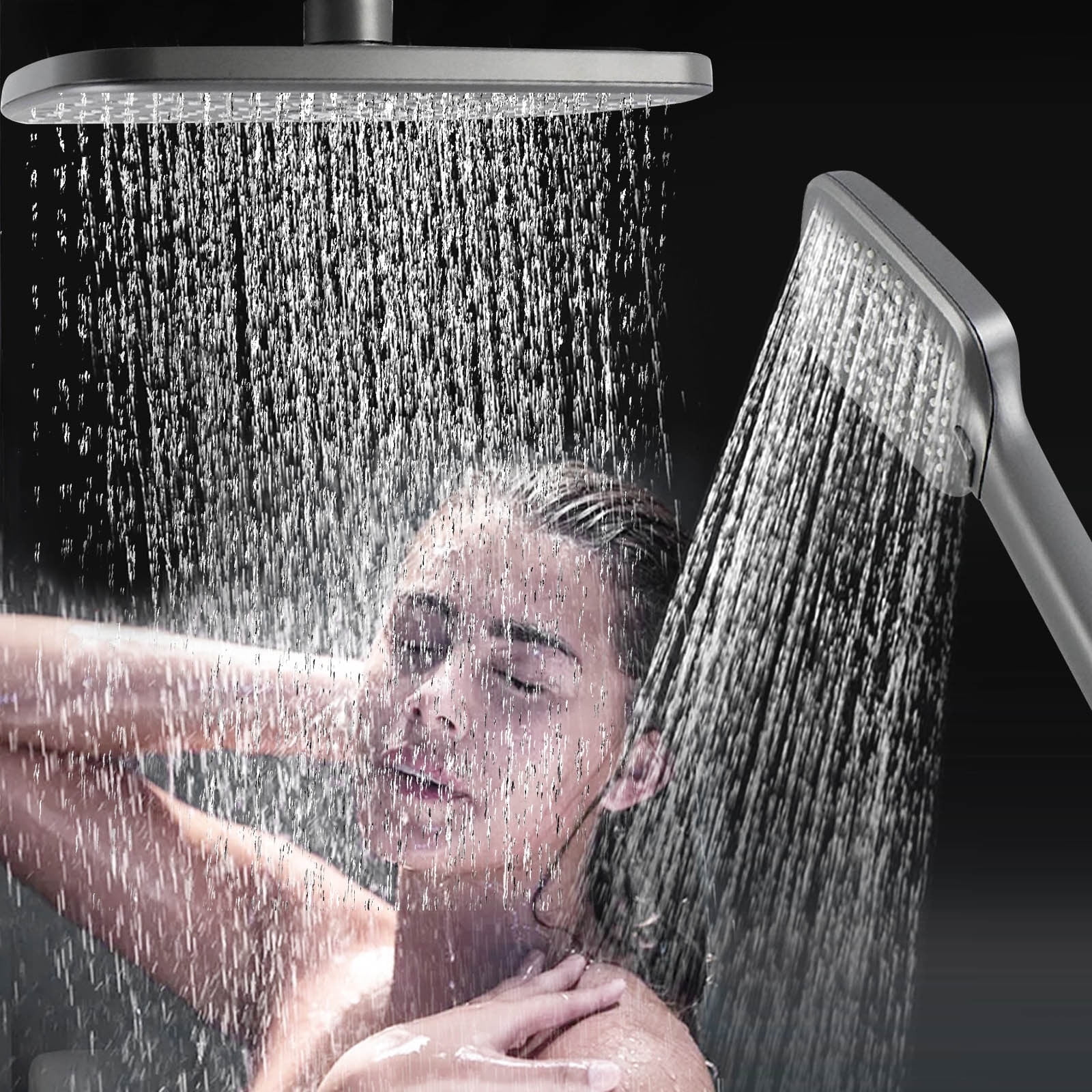 Zonao Discount Shower Head - High Pressure Handheld Shower Head -4 ...