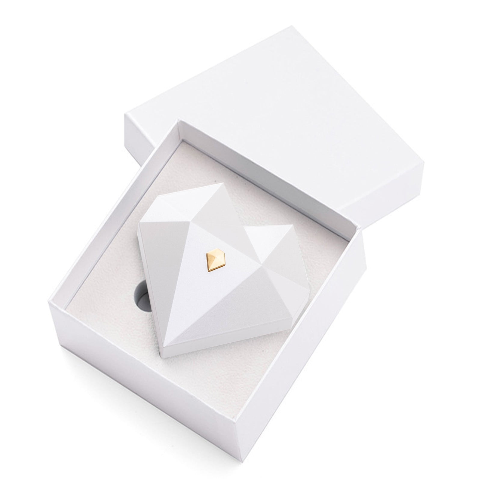 Oxodoi Heart Shaped Ring Gift Box,Heart Shape Ring Box,Velvet Jewelry ...