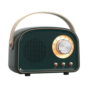 Retro Wireless Bluetooth Radio Speaker - Classic Vintage Style Audio ...