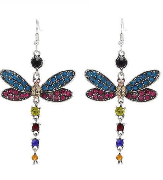 s925 Silver Needle Long Tassel Earrings, Retro Pearl Earrings, Multi ...