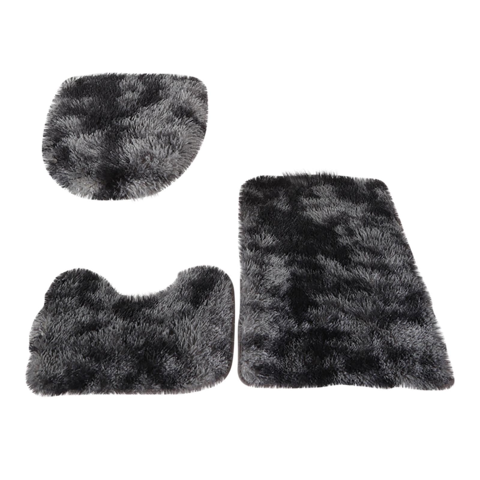 Oxodoi Upgraded 3 Piece Bathroom Rug Set, Extra Thick Absorbent Plush ...