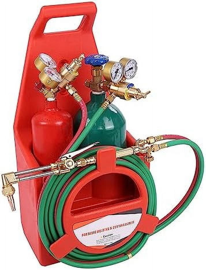 Oxy Acetylene Torch Kit with Gas Tank, Cutting Torch Kit,4L Oxygen & 2L ...